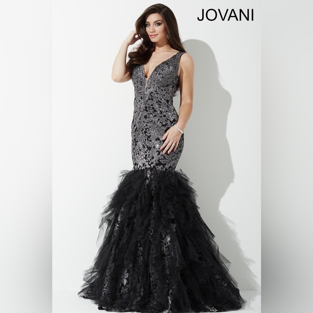 Jovani Off The Shoulder Long Prom Dress - Gem
